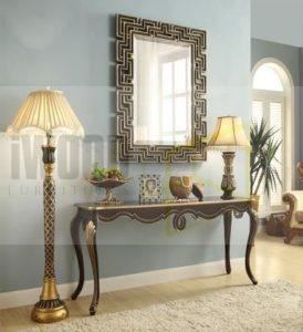 Wooden & metal console mirror at affordable price in Karachi Pakistan