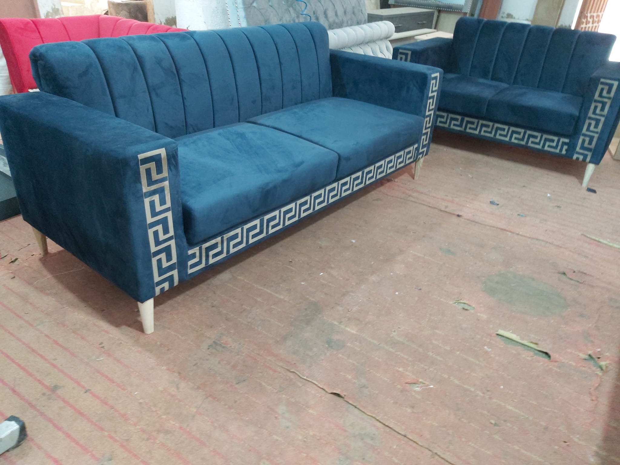 Get sofa set with most beautiful color scheme theme & design.