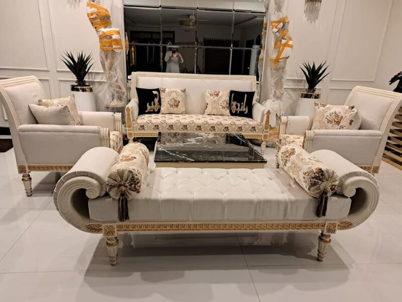 Luxury sofa set design with excellence shape & beauty to moderate home.