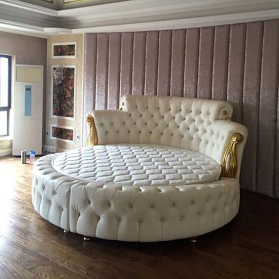 Round bed is unique style bed along with various size & design